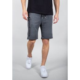 Sweatshorts Alpha Industries "Alpha Industries Men - Shorts Big Letters Short" Gr. 3 XL, Normalgrößen, schwarz (charcoal heather) Herren Hosen