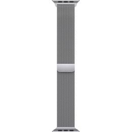 Apple Smartwatch-Armband "41mm Milanese Loop" Uhrenarmbänder silberfarben (silber)