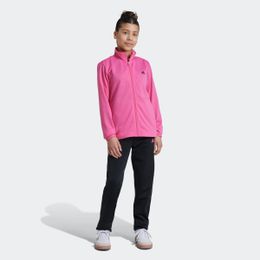 Trainingsanzug adidas Sportswear "ESSENTIALS BIG LOGO" Gr. 170, pink (pulse magenta, black) Kinder Sportanzüge