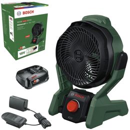 Bosch Home and Garden BOSCH HOME & GARDEN Standventilator "UniversalFan 18V-1000" Ventilatoren inkl. Akku und Ladegerät grün