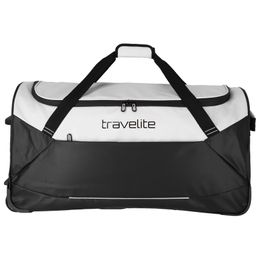 Reisetasche Travelite "KICK OFF" Gr. B/H/T: 71 cm x 37 cm x 37 cm, weiß Taschen Freizeittasche Sporttasche Wasserabweisend Kantenschutz