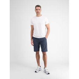 Bermudas Lerros "Lerros Bermuda in Strukturqualität" Gr. 36, Normalgrößen, blau (classic navy) Herren Hosen