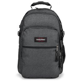 Freizeitrucksack Eastpak "TUTOR" Gr. B/H/T: 32,5cm x 48cm x 26cm, schwarz (schwarz denim), Polyester, meliert, Rucksäcke, mit geräumigen Fächern