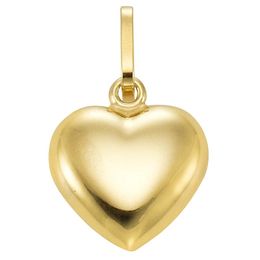 Ketten-Anhänger Firetti "Schmuck Geschenk Gold 333 Halsschmuck Anhänger für Halskette Herz" Schmuckanhänger Gr. Gelbgold 333, 0,4 g, goldfarben (gelbgoldfarben) Damen