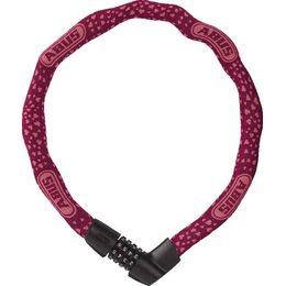 Kettenschloss Abus "Tresor 1385" Sicherheitsschlösser pink (pink, rot) 75 cm Länge