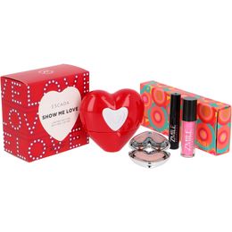 Duft-Set Escada "Escada Show Me Love + Geschenkbox 'Pop Art Circles'", rot, Parfüms, Damen, 30ml