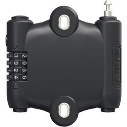 Aufrollkabelschloss Abus "SportFlex 2504/90" Sicherheitsschlösser Gr. 90, schwarz