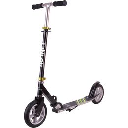 Scooter Hudora "Hornet Air 200", schwarz (schwarz, grün), ScooterB:35,5cm L:96,5cm, B:35,5cm L:96,5cm