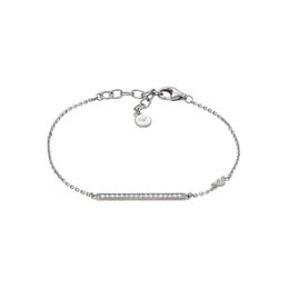 Silberarmband Emporio Armani "STÄBCHEN, EG3592040" Armbänder Gr. Silber 925 (Sterlingsilber), bunt (silberfarben-weiß + weiß) Damen mit Zirkonia (synth.)