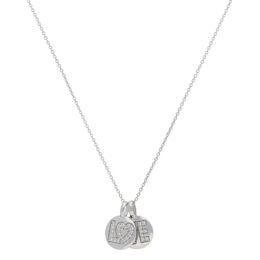 Kette mit Anhänger Vivance "love pendant" Halsketten Gr. Silber 925 (Sterlingsilber), silberfarben (silber 925) Damen