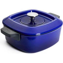 Kasserolle Woll "Iron", blau, B:24cm H:9,5cm L:24cm, Töpfe, 24x24 cm, Induktion