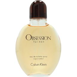 Eau de Toilette Calvin Klein "Obsession For Men" Parfüms Gr. 125 ml, gelb (goldfarben) Herren Parfum, EdT, Männerduft, Duftklassiker