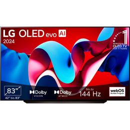 LG OLED-Fernseher, F (A-G), Fernseher, schwarz, 83, Topseller