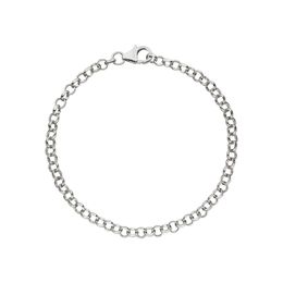 Armband Jobo Armbänder Gr. Silber 925 (Sterlingsilber), silberfarben (silber 925) Damen 925 Silber für Charms 19 cm