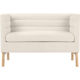 Sitzbank LeGer Home by Lena Gercke "Isaline" Sitzbänke Gr. B/H/T: 100cm x 74,5cm x 54cm, Feinstruktur, beige (creme) Sitzbank Essbank In 4 Farben und 3 Breiten, Sitzhöhe 48 cm