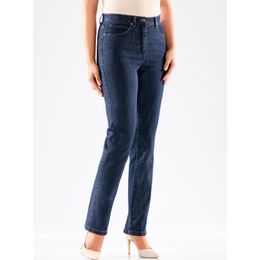 5-Pocket-Jeans Casual Looks Gr. 18, Kurzgrößen, blau (blue, stone, washed) Damen Jeans