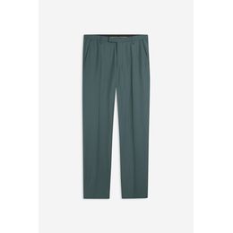 Bügelfaltenhose Cinque "CIMONOPOLI-H" Gr. 102, S-Gr, grün, Herren, Web, Obermaterial: 53% Polyester, 43% Schurwolle, 4% Elasthan, unifarben, Hosen, mit Logoprägung