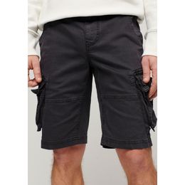 Cargobermudas Superdry "CORE CARGO SHORT" Gr. 36, N-Gr, schwarz (schwarzboard), Herren, Web, Obermaterial: 100% Baumwolle, unifarben, Hosen