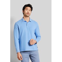 Langarm-Poloshirt Bugatti Gr. L, blau (hellblau) Herren Shirts aus reiner Baumwolle