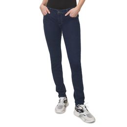 Marc O'Polo Slim-fit-Jeans MARC O'POLO "aus stretchigem Bio-Baumwolle-Mix" Gr. 26, Länge 34, blau Damen Jeans