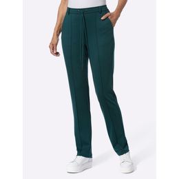 Jerseyhose Inspirationen Gr. 48, Normalgrößen, blau (petrol) Damen Hosen