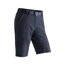 Funktionsshorts Maier Sports "Lawa" Gr. 36, Normalgrößen, blau (dunkelblau) Damen Hosen Shorts, kurze Wanderhose, Outdoorhose mit 2 Taschen, Regular Fit