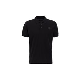 Poloshirt Alpha Industries "Alpha Industries Men - Polo Shirts X-Fit Polo" Gr. L, schwarz (black) Herren Shirts