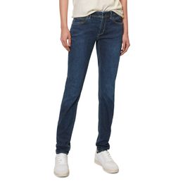 Marc O'Polo Slim-fit-Jeans MARC O'POLO DENIM "aus Organic Cotton-Mix" Gr. 34, Länge 34, blau Damen Jeans