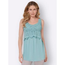 Shirttop Inspirationen Gr. 54, grün (mint) Damen Tops