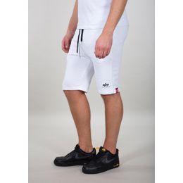 Sweatshorts Alpha Industries "Alpha Industries Men - Shorts Big Letters Short", Herren, Gr. XL, Normalgrößen, weiß, Shell: 80% Cotton, 20% Polyester, Hosen