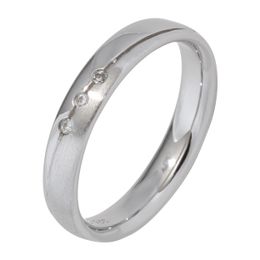 Silberring Jobo Fingerringe Gr. 54, Silber 925 (Sterlingsilber), silberfarben (silber 925) Damen 925 Silber mit Zirkonia