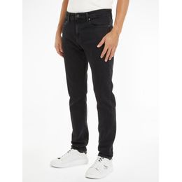 Slim-fit-Jeans Calvin Klein "SLIM FIT WASHED BLACK" Gr. 32, Länge 32, schwarz (denim black) Herren Jeans im 5-Pocket-Style