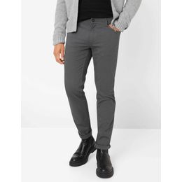 5-Pocket-Hose Brax "Style CHUCK" Gr. 36, Länge 32, grau (graphit), Herren, 51% Baumwolle, 31% Polyester, 15% Viskose, 3% Elasthan, Hosen