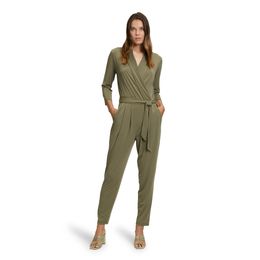 Overall Betty Barclay "Betty Barclay Jumpsuit mit Eingrifftaschen" Gr. 36, Normalgrößen, grün (dusty olive) Damen Overalls Form