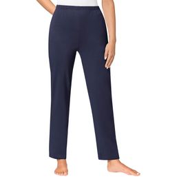 Jerseyhose feel good Gr. 18/19, Kurzgrößen, bunt (beere + marine) Damen Hosen