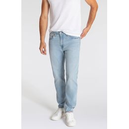 Levi's Tapered-fit-Jeans LEVI'S "502 TAPER" Gr. 30, Länge 32, blau (woke up late) Herren Jeans in elegantem, modernem Stil