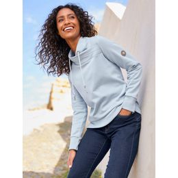 Sweatshirt Heine Gr. 34, blau (hellblau) Damen Sweatshirts