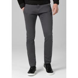 Chinos Timezone "Slim JannoTZ" Gr. 31, Länge 34, grau Herren Hosen