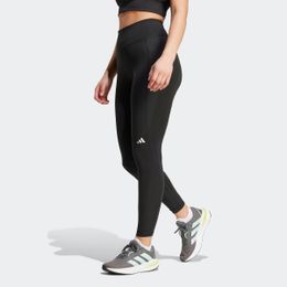 Lauftights adidas Performance "OTR 7/8 L", Damen, Gr. S, N-Gr, schwarz, Obermaterial: 85% Polyester, 15% Elasthan, sportlich, 7/8-Länge, Hosen