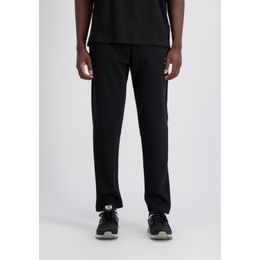 Jogginghose Alpha Industries "Alpha Industries Men - Jogger Basic SL S Leg" Gr. 3 XL, Normalgrößen, schwarz (black) Herren Hosen