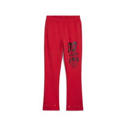 Sporthose Puma "Scoots Trail Blazing Basketball-Jogginghose Herren" Gr. L, Normalgrößen, rot (for all time red) Herren Hosen