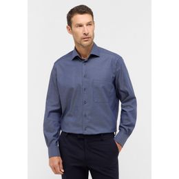 Langarmhemd Eterna "COMFORT FIT" Gr. 40, Normalgrößen, blau (rauchblau) Herren Hemden