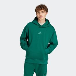 Kapuzensweatshirt adidas Sportswear "M A SZN FL HD" Gr. M, grün (collegiate green) Herren Sweatshirts