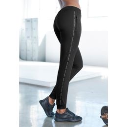 active by Lascana Jogginghose LASCANA ACTIVE Gr. S (36/38), N-Gr, schwarz Damen Hosen mit Reißverschlusstaschen Bestseller