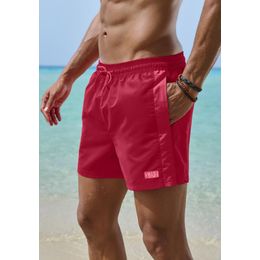 H.I.S. Badeshorts H.I.S Gr. L, N-Gr, rot Herren Badehosen