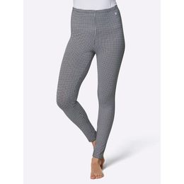 Leggings CREATION L PREMIUM Gr. 40/42, Normalgrößen, schwarz-weiß (schwarz, weiß, bedruckt) Damen Hosen