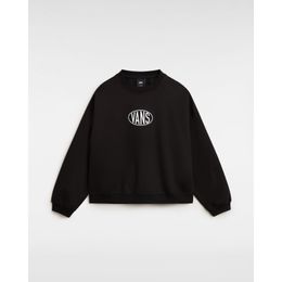 Sweatshirt Vans "Name Drop Loose Crew" Gr. L (158/164), schwarz (black) Kinder Sweatshirts