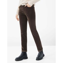 5-Pocket-Hose Brax "Style MARY" Gr. 38L (76), Langgrößen, braun Damen Hosen