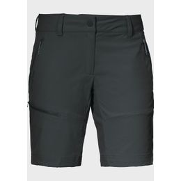 Schöffel Bermudas SCHÖFFEL "Shorts Toblach2" Gr. 34, Normalgrößen, grau (9830 - grau) Damen Hosen