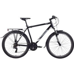 Mountainbike WYNN "ATB1.0" Gr. 50, schwarz (schwarz, grau, weiß, schwarz), Fahrräder, 50cm, 27,5 Zoll (69,85cm)